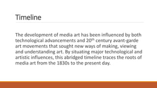 Media arts | PPTX