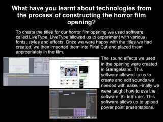 Media AS Evaluation | PPT