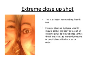 Mediaassignment3 shots | PPTX