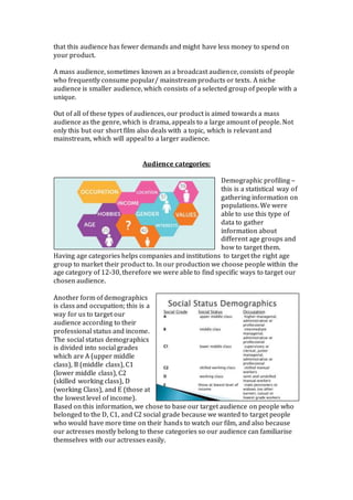 Media audiences | DOCX | Television | Entertainment
