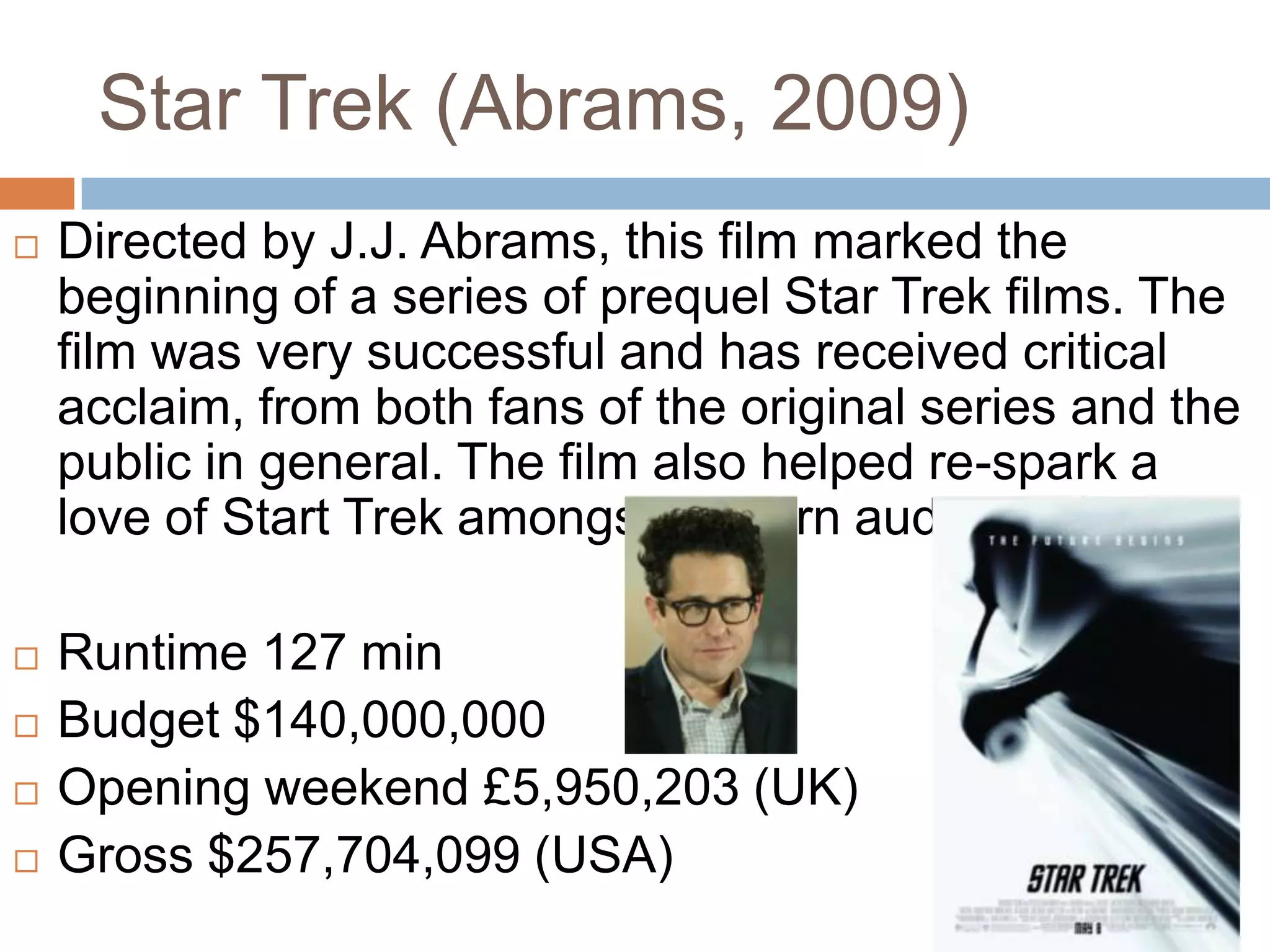 Media audiences star trek | PPTX