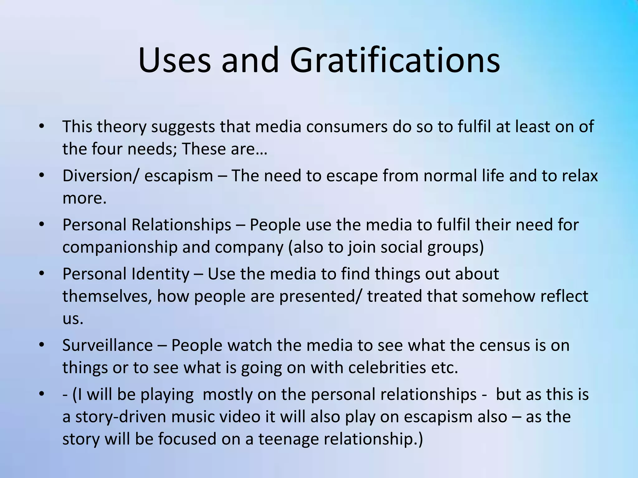 Media audience theories | PPTX