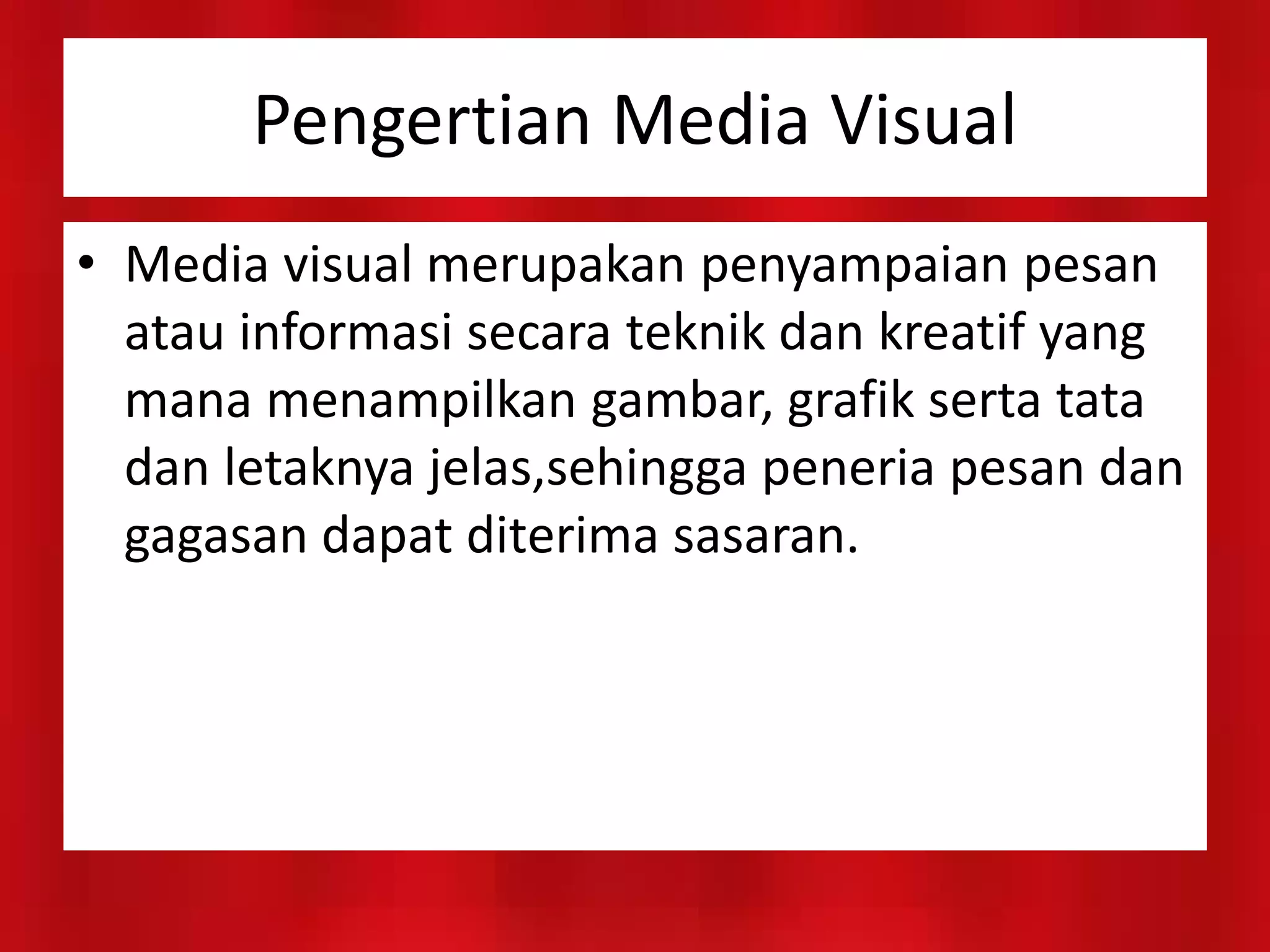 Media audio dan media visual | PDF