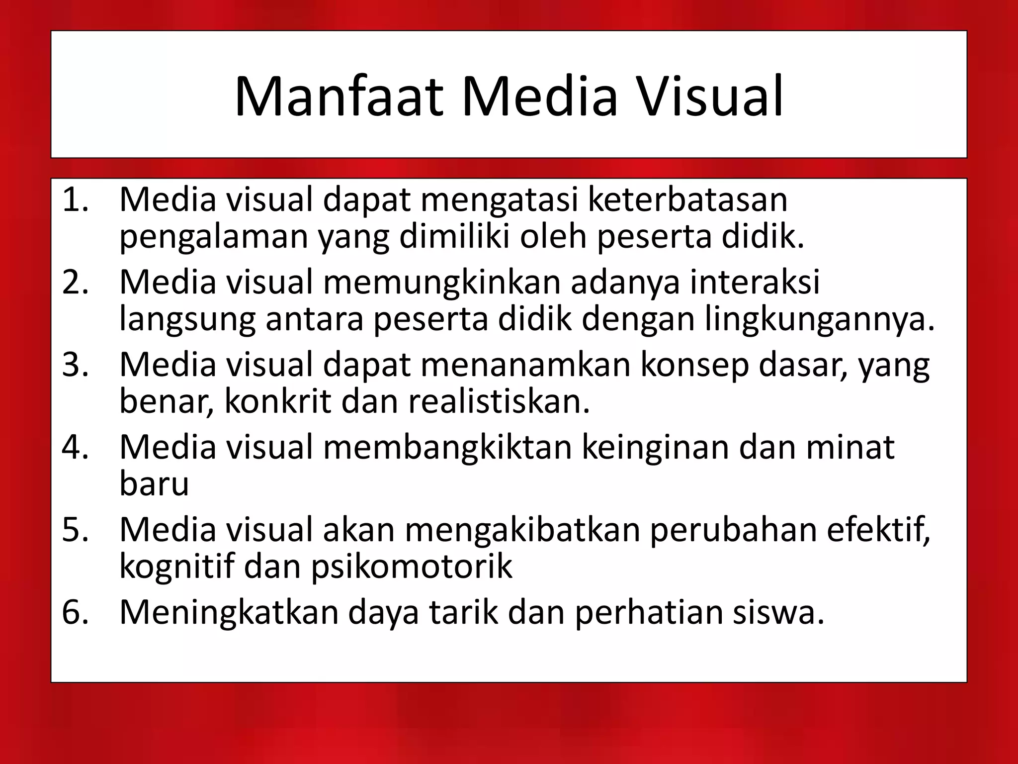 Media audio dan media visual | PDF