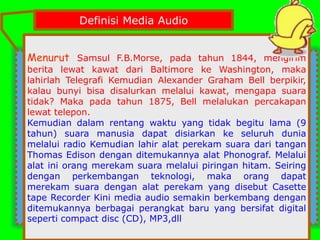 Media audio pembelajaran | PPTX