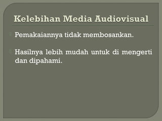 Media audio visual | PPT