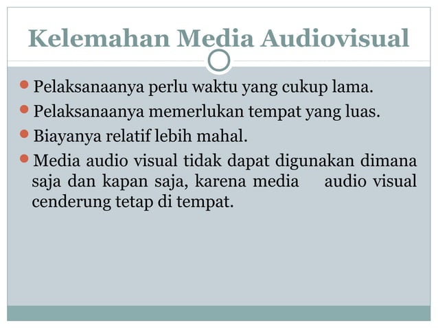 Media audio visual | PPT