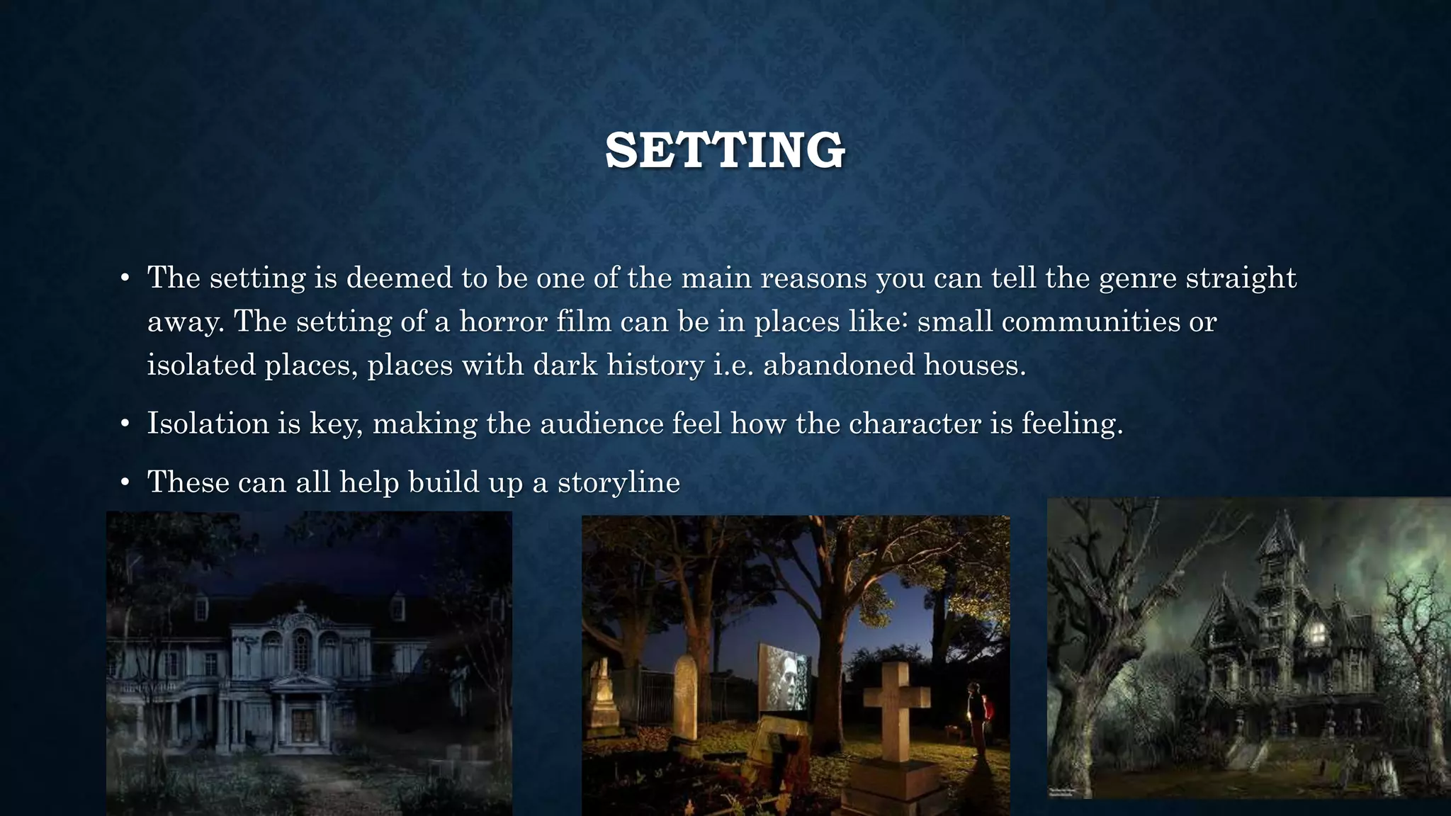 Conventions of the Horror Genre | PPT