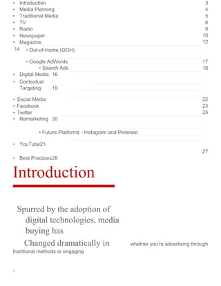 Media Planning & buying Digital Advertising | PDF