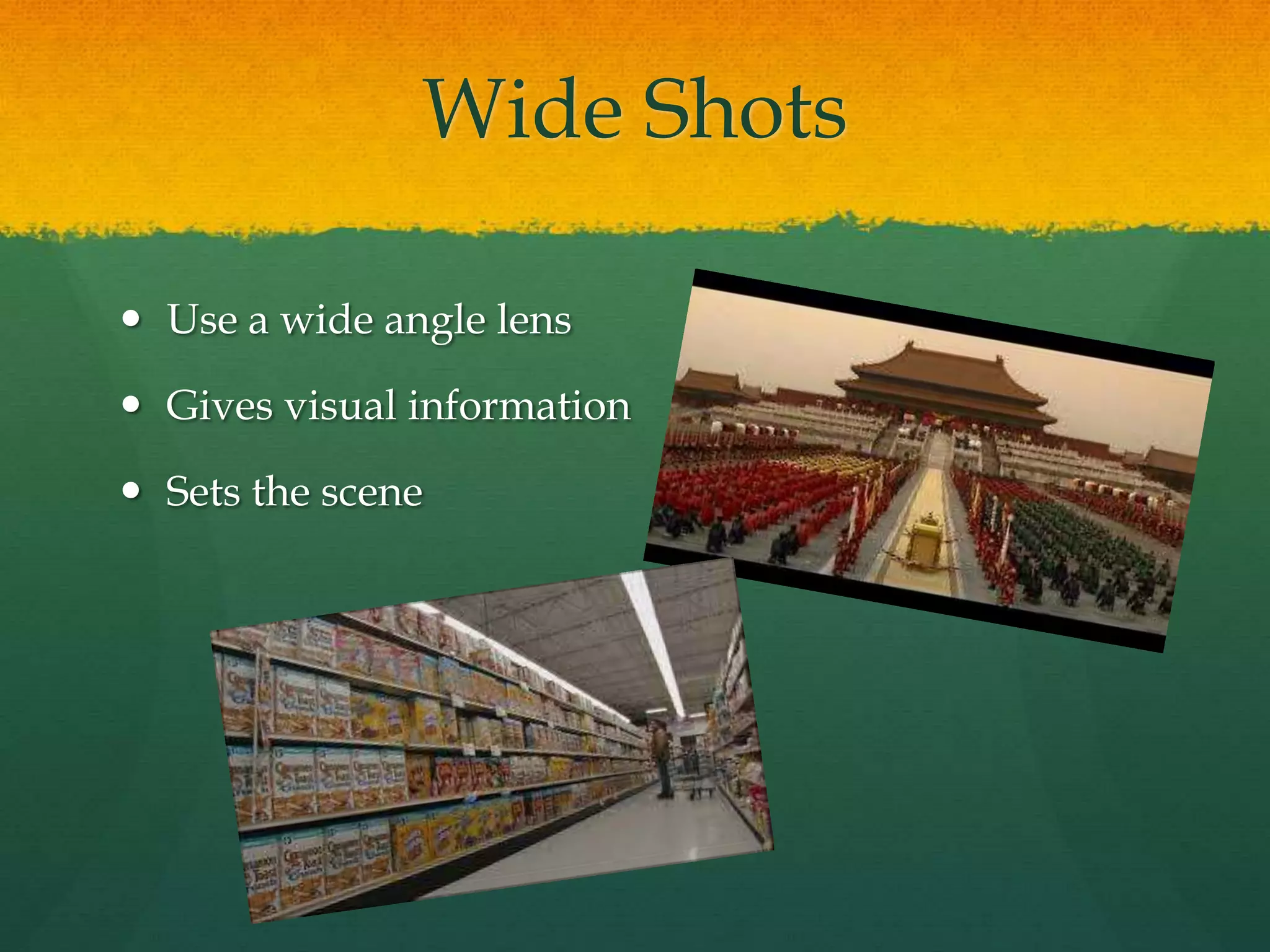 Media camera angles presentation | PPT