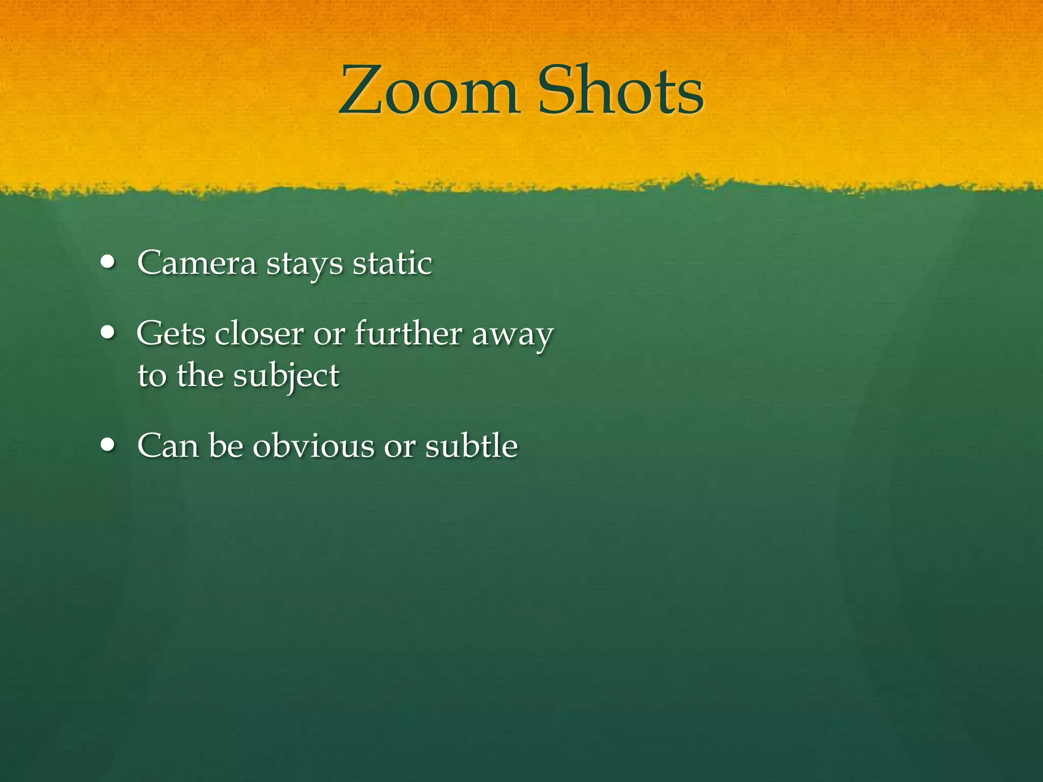 Media camera angles presentation | PPTX