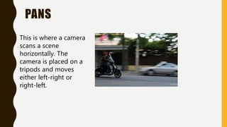 Media camera and Cinematograpy notes | PPT