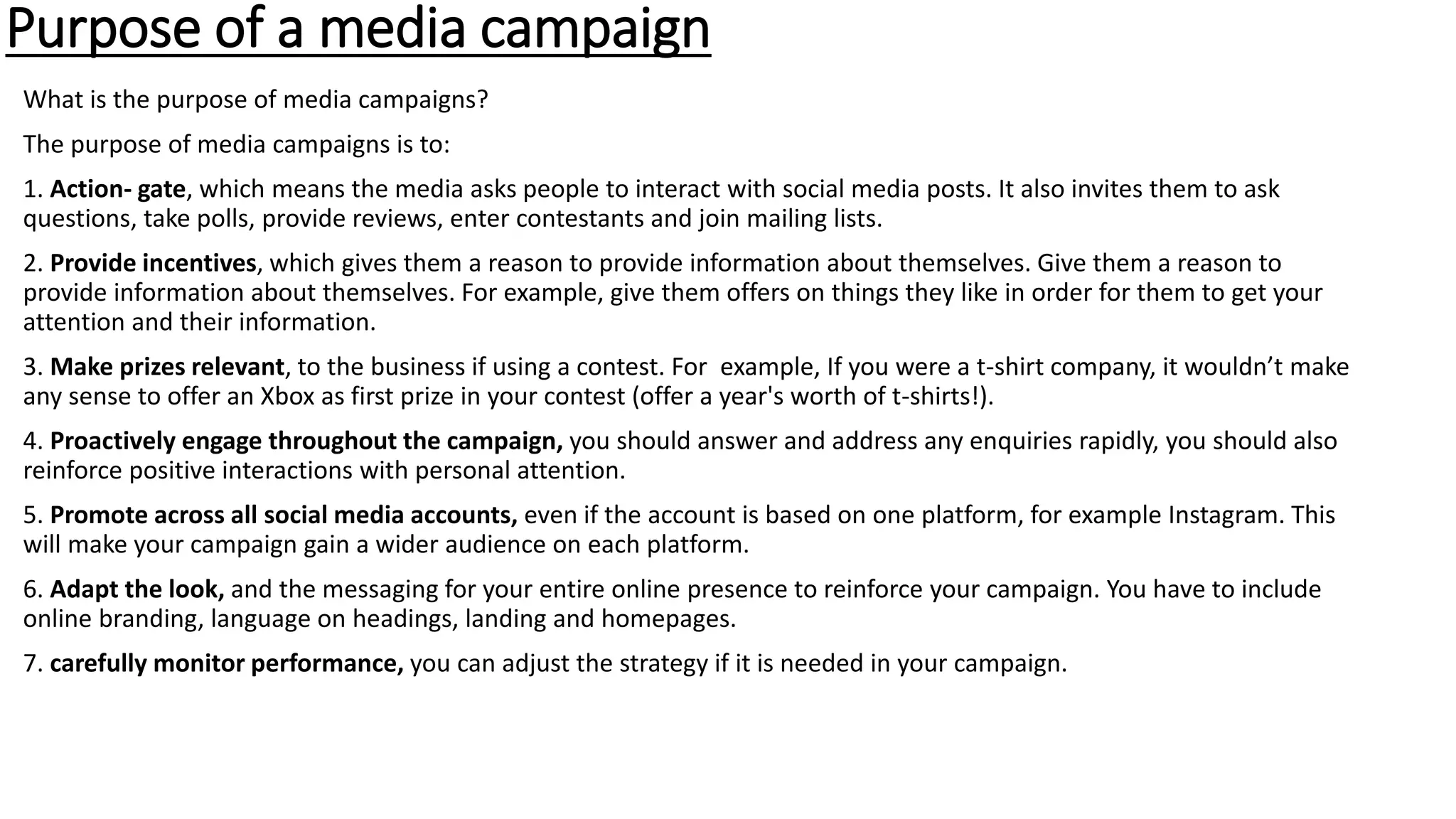 Media campaign analysis | PPT