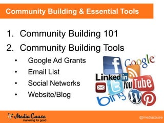 Digital Community Building For Nonprofits | PPT
