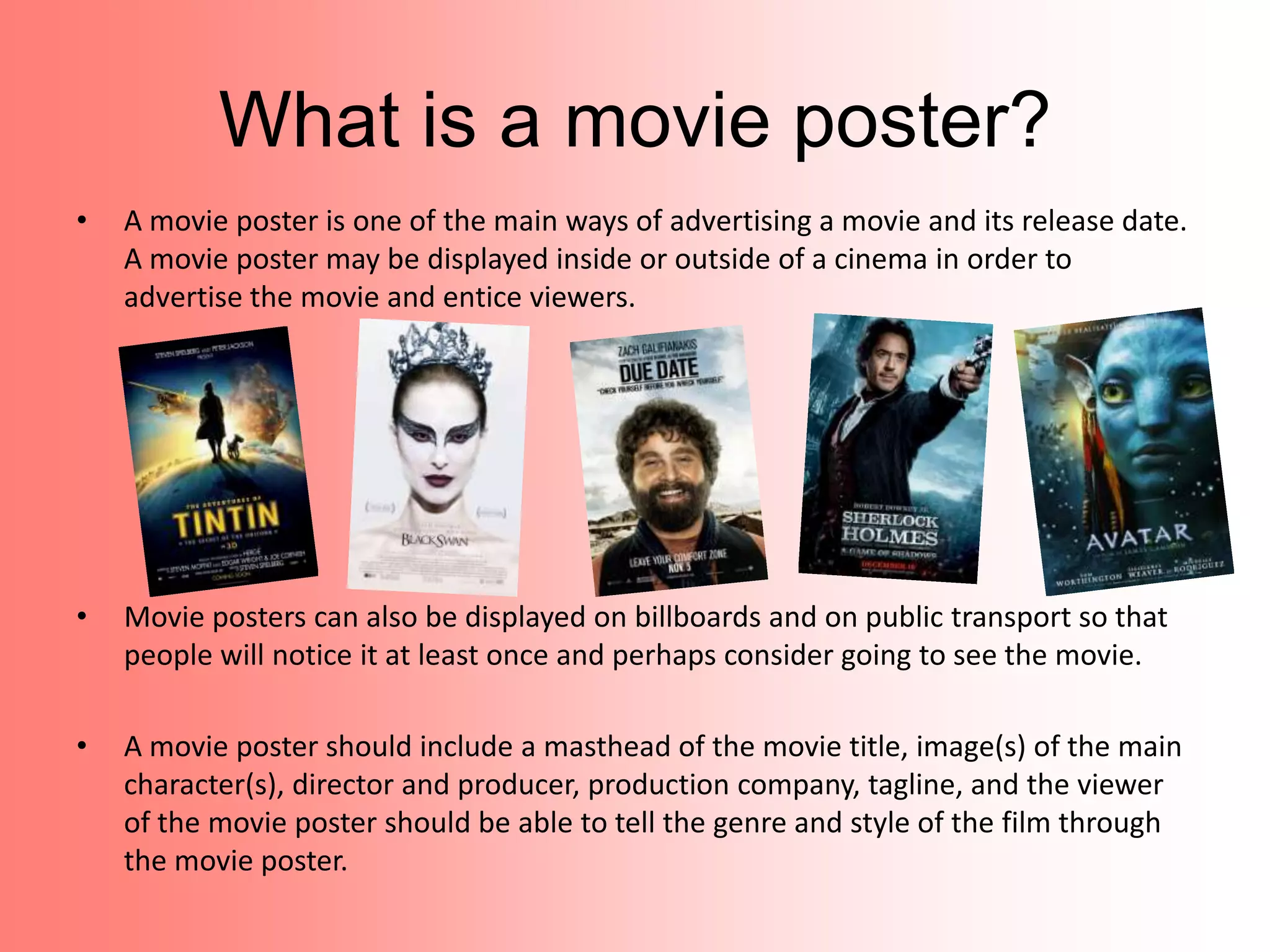 Media c&c movie posters | PPT