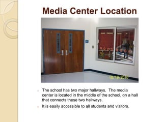 Media Center Facility Plan | PPTX