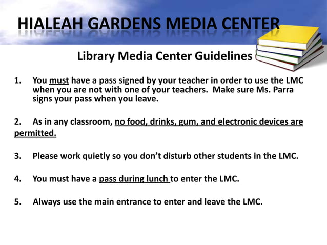 Media Center Orientation 2010 | PPTX | Biographies | Genres