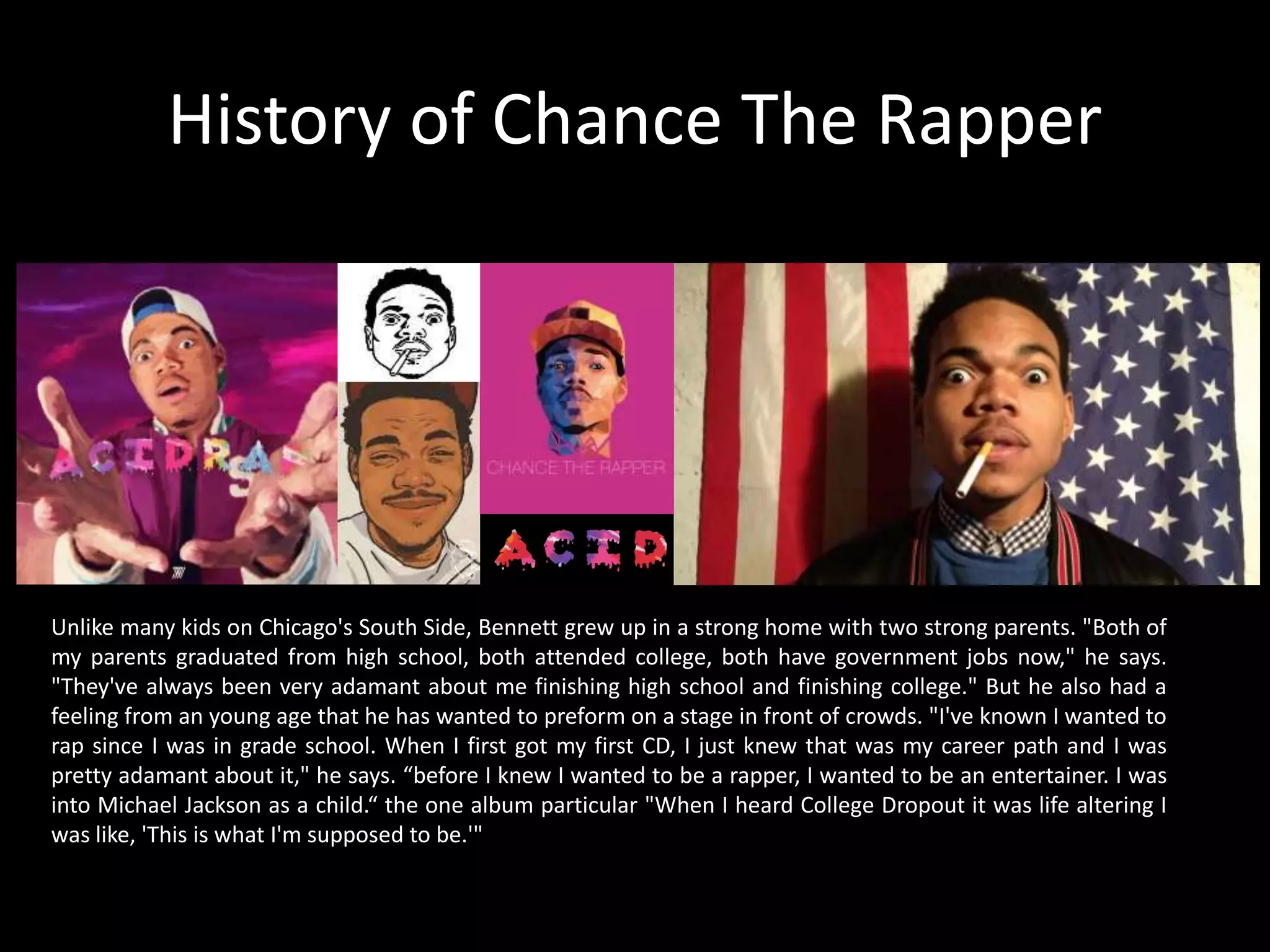 Media chance the rapper acid rap | PPTX