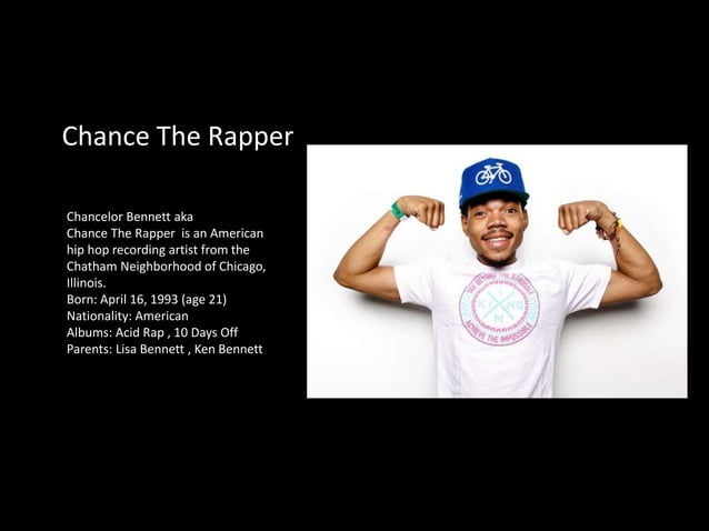 Media chance the rapper acid rap | PPTX