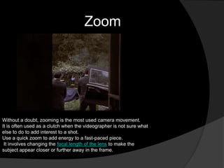 Camera Angles & Camera Movements | PPTX
