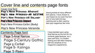 Media colour scheme and fonts | PPT