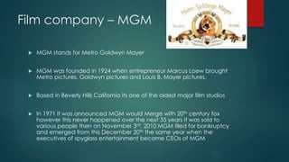 Media company's | PPT