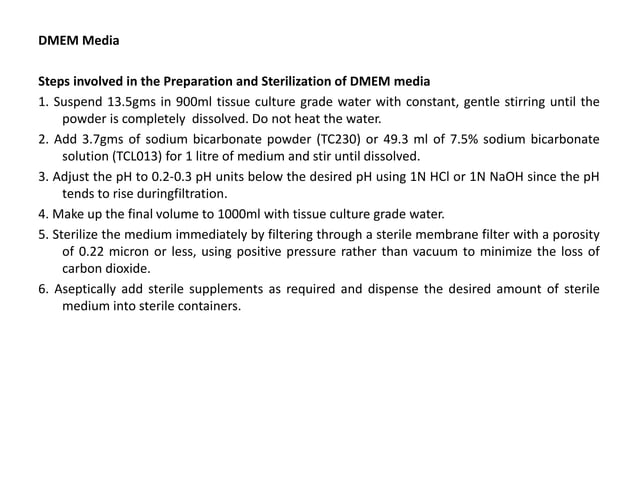 Media components, Preparation and Sterilization.ppt