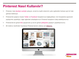 MediaCom View - 2011'in Sosyal Medya Yildizi Pinterest | PPT