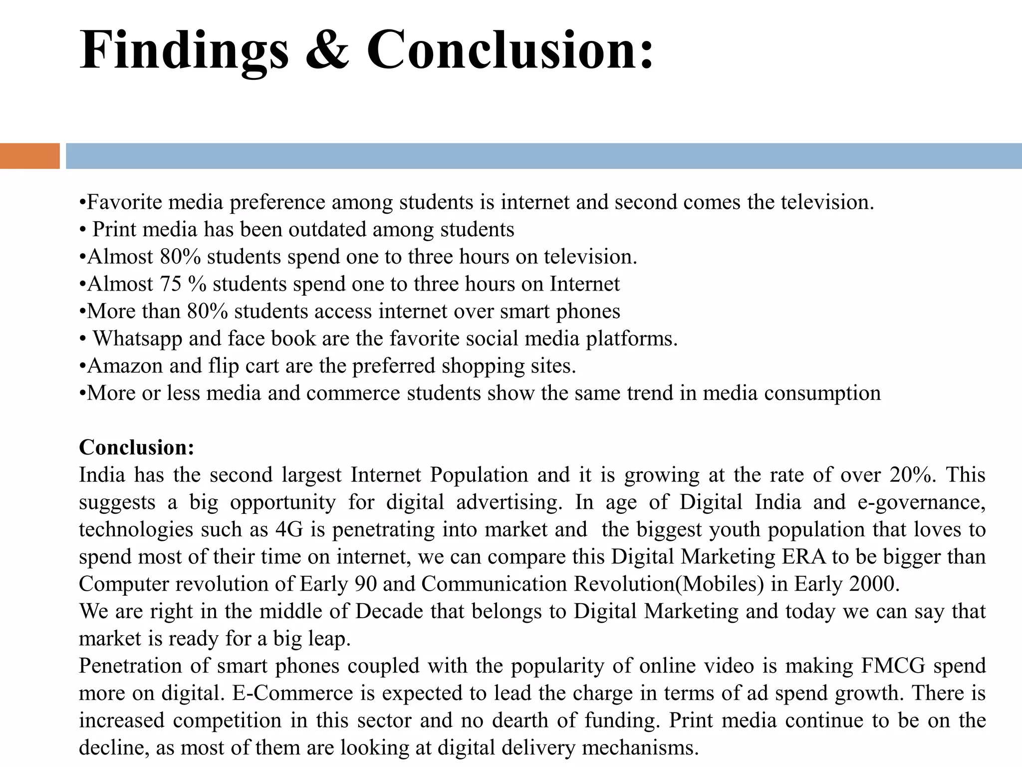 Media consumption pattern | PPT