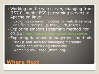 Media Content Delivery Systems | PPTX | Video Software | Computer Software and Applications