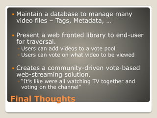 Media Content Delivery Systems | PPTX