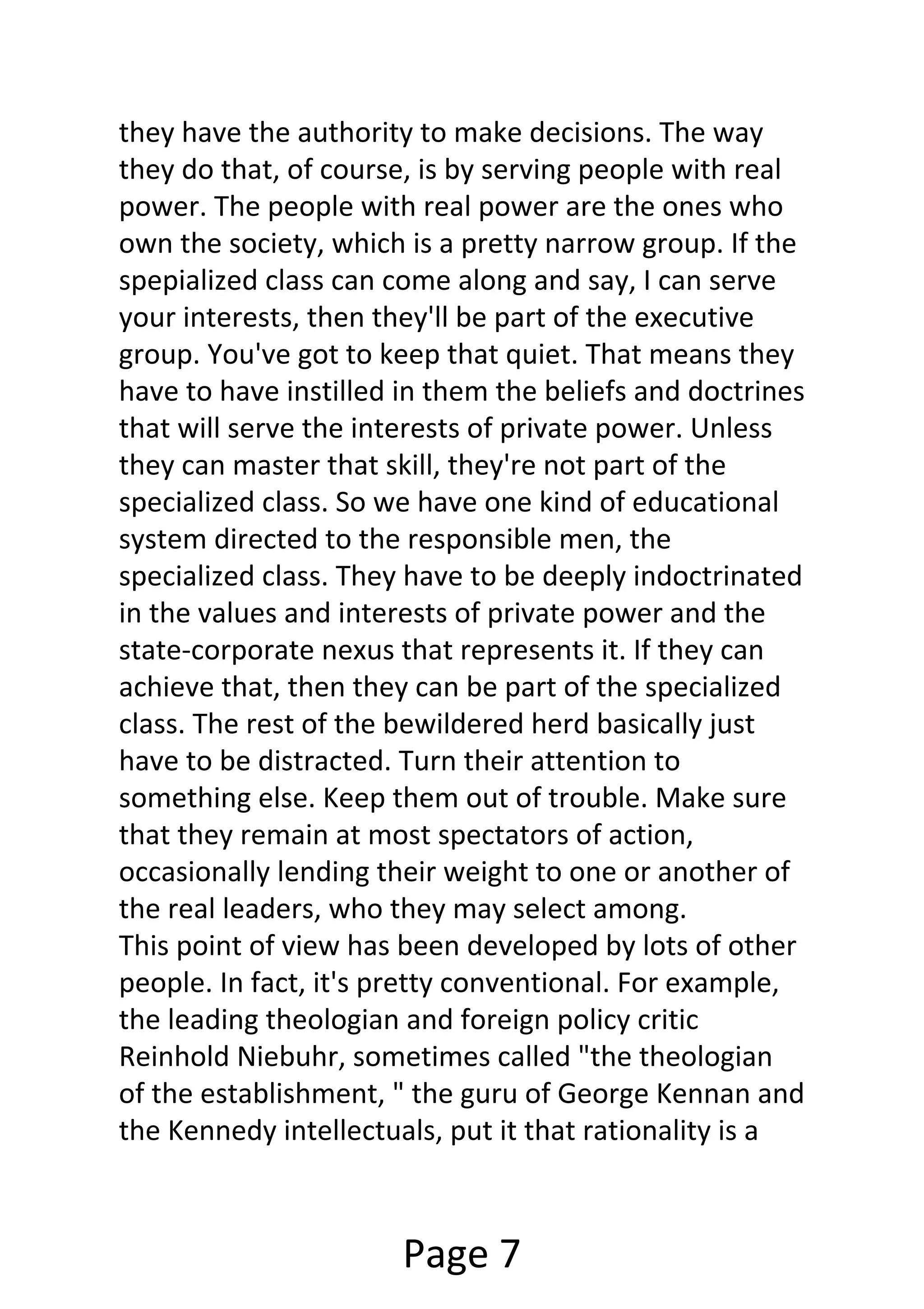 MEDIA CONTROL - Noam Chomsky | PDF
