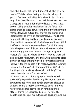 MEDIA CONTROL - Noam Chomsky | PDF