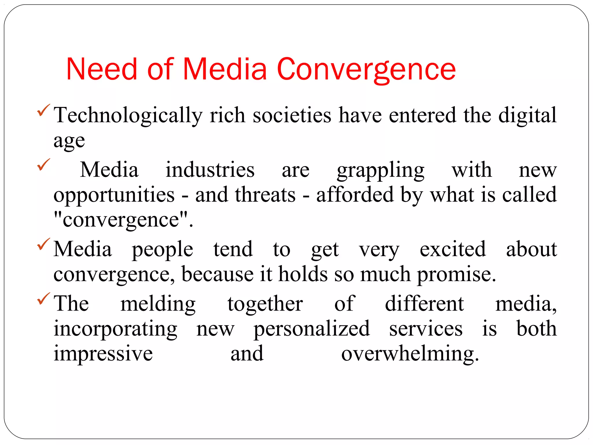 Media convergence | PPT