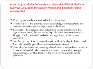 Media convergence | PPT