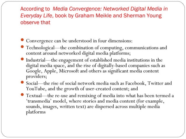 Media convergence | PPT