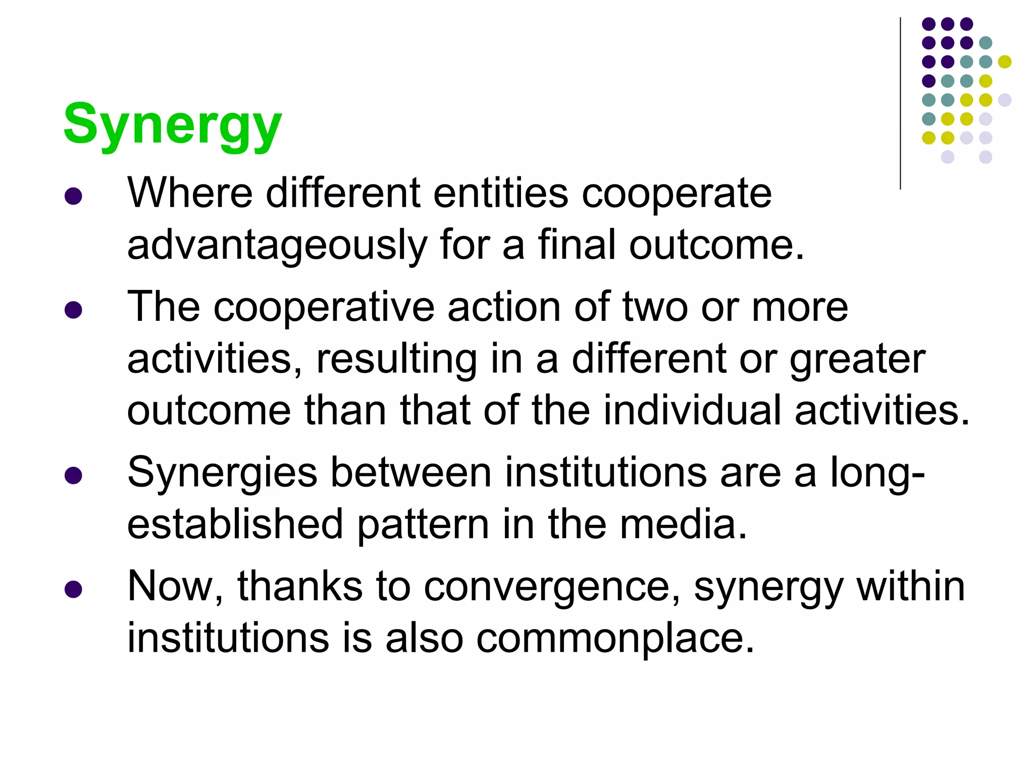 Media convergence magazines | PPT