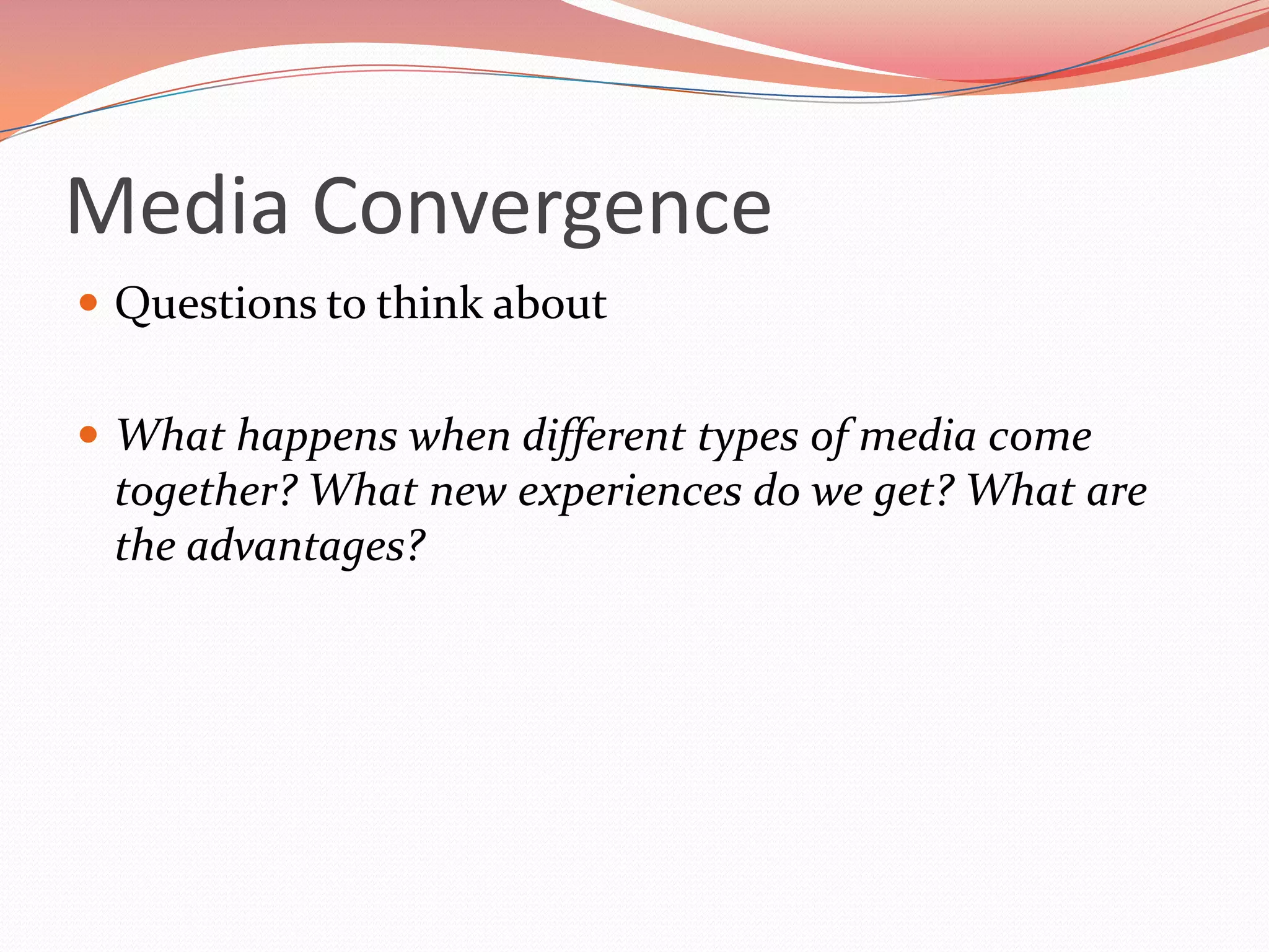 Media convergence and synergy film | PPTX