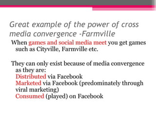 Media convergence video games | PPT