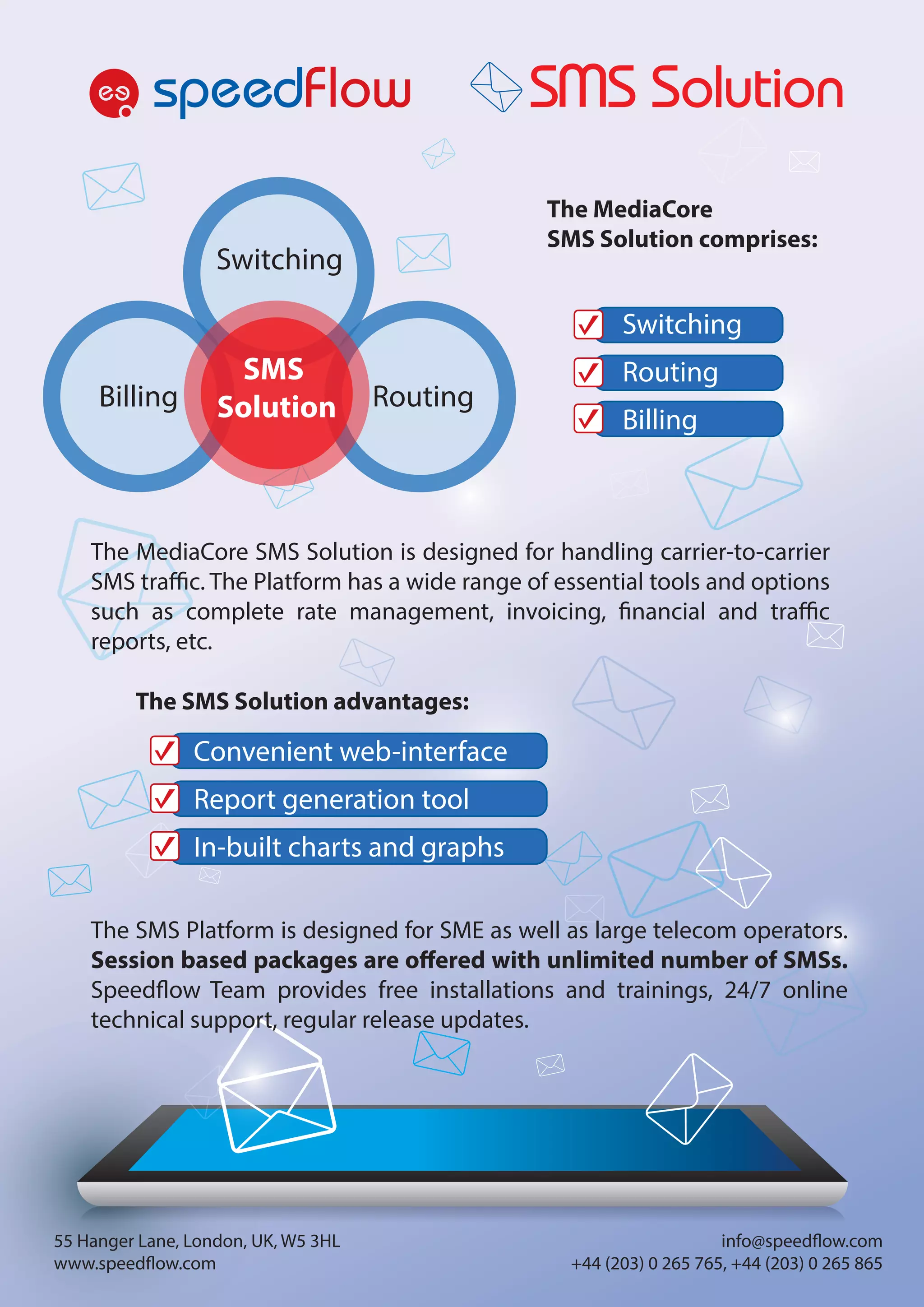 MediaCore SMS Solution Leaflet | PDF