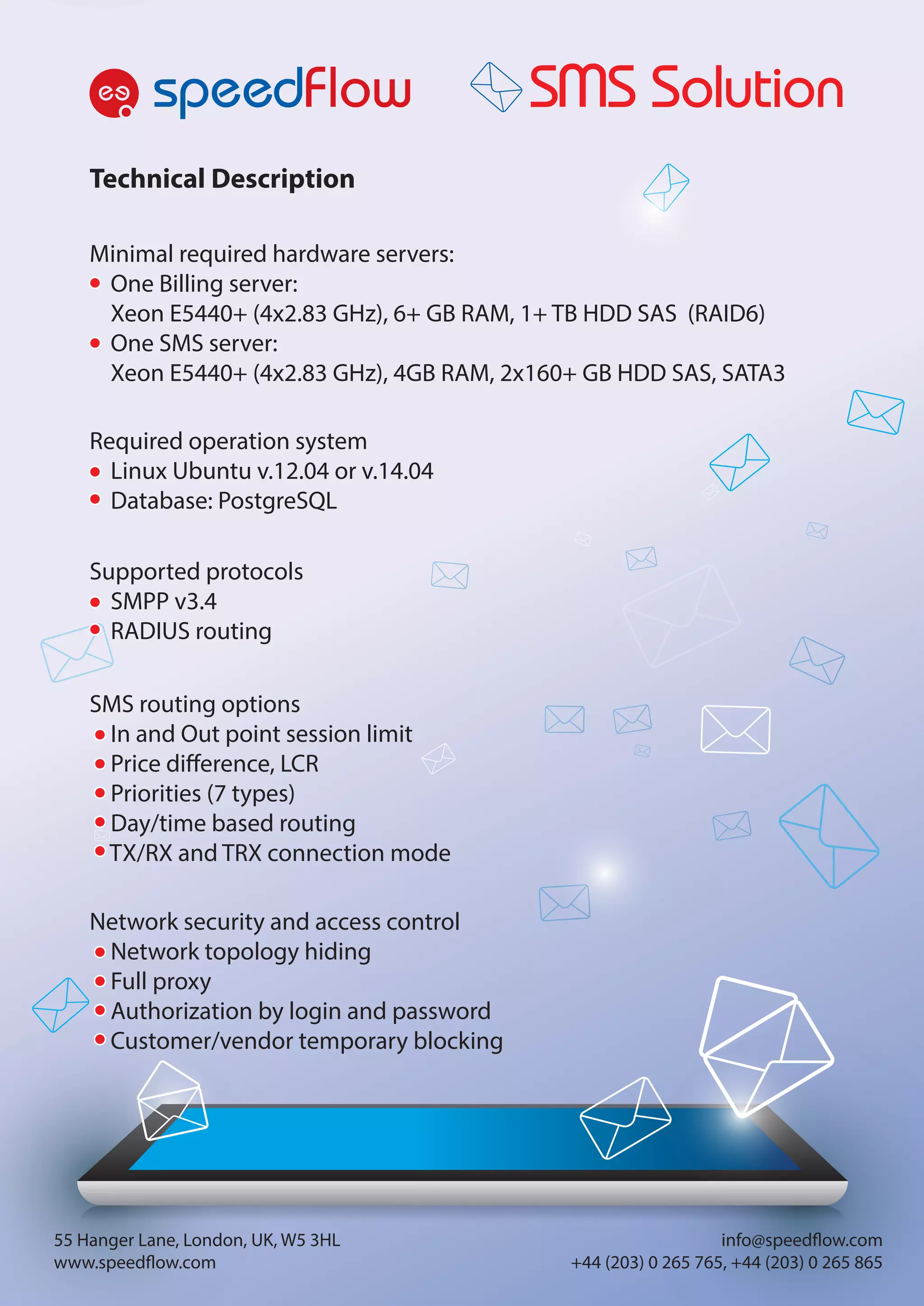 MediaCore SMS Solution Leaflet | PDF
