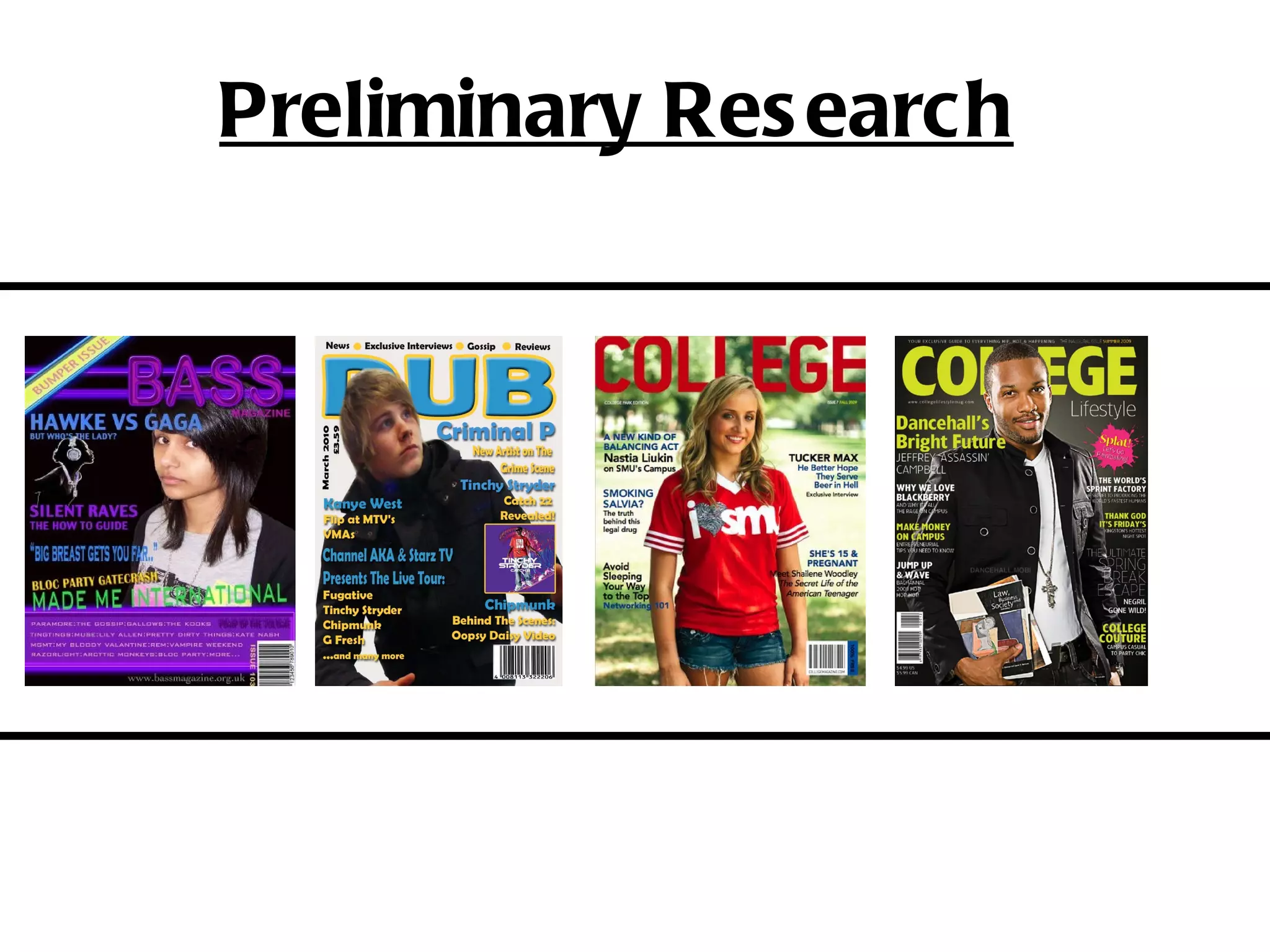 Media coursework prelim | PPT | Free Download