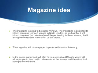 Media course work magazine presentation | PPT