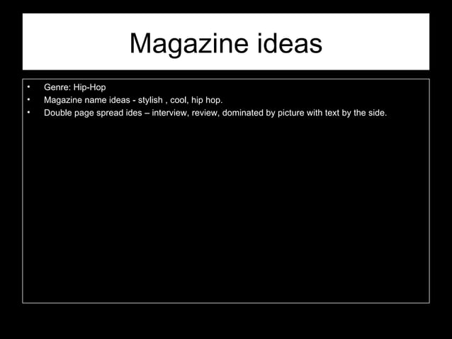 Media coursework planning | PPT | Desktop Publishing | Computer Software and Applications