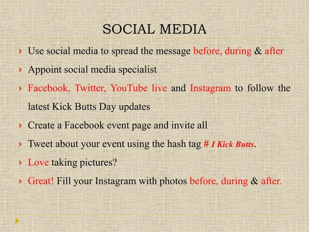 Media coverage of event management | PPTX | Social Networking | Internet