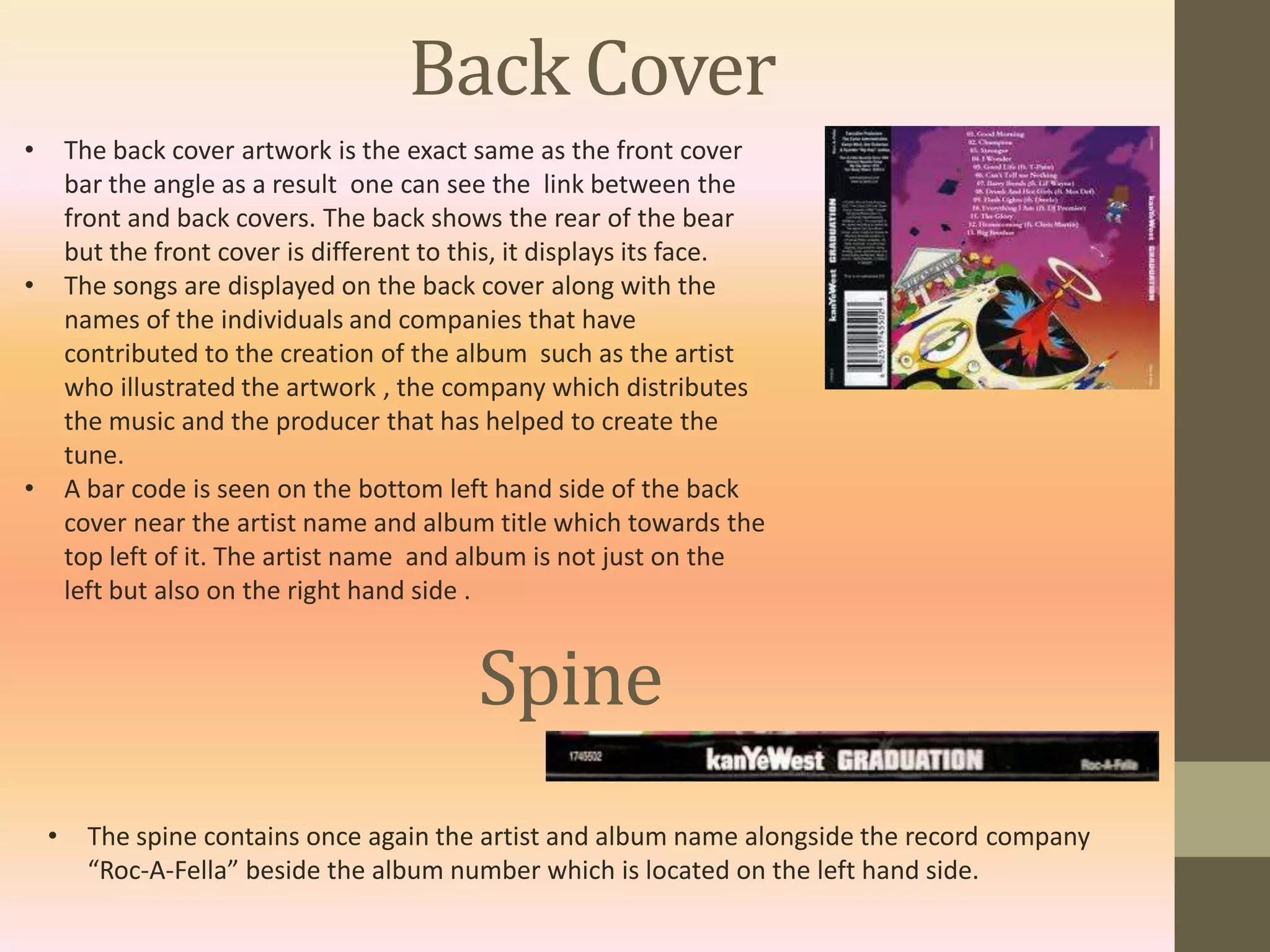 Digipak analysis Kanye | PPT