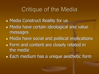 Media critique.ppt