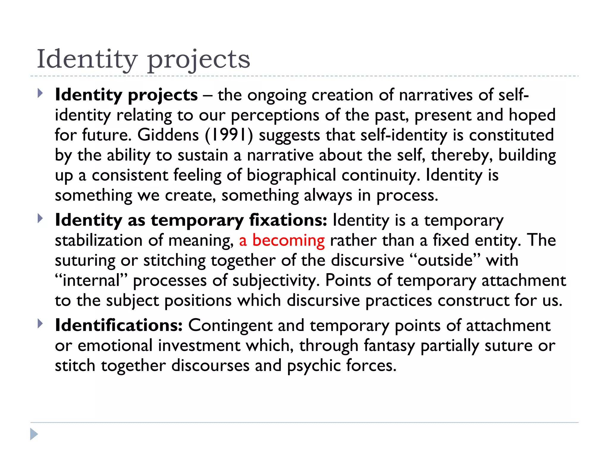 Media, culture and identity | PPT