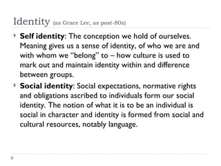 Media, culture and identity | PPT
