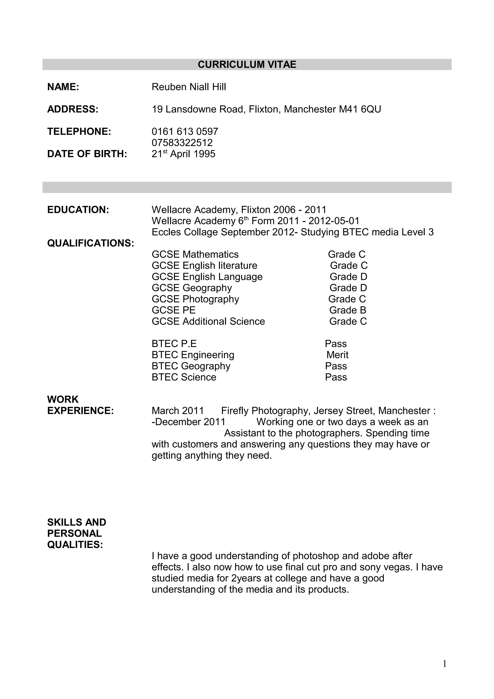 Media cv | DOC